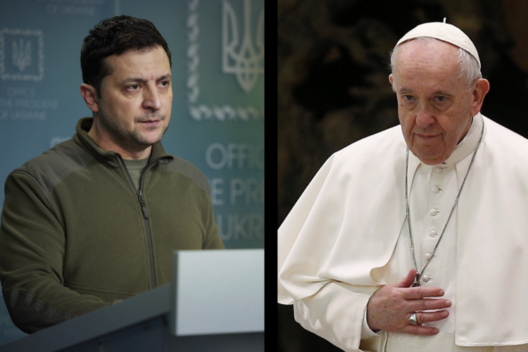 Pope Francis Speaks With Ukrainian President Zelensky I Pray ‘for