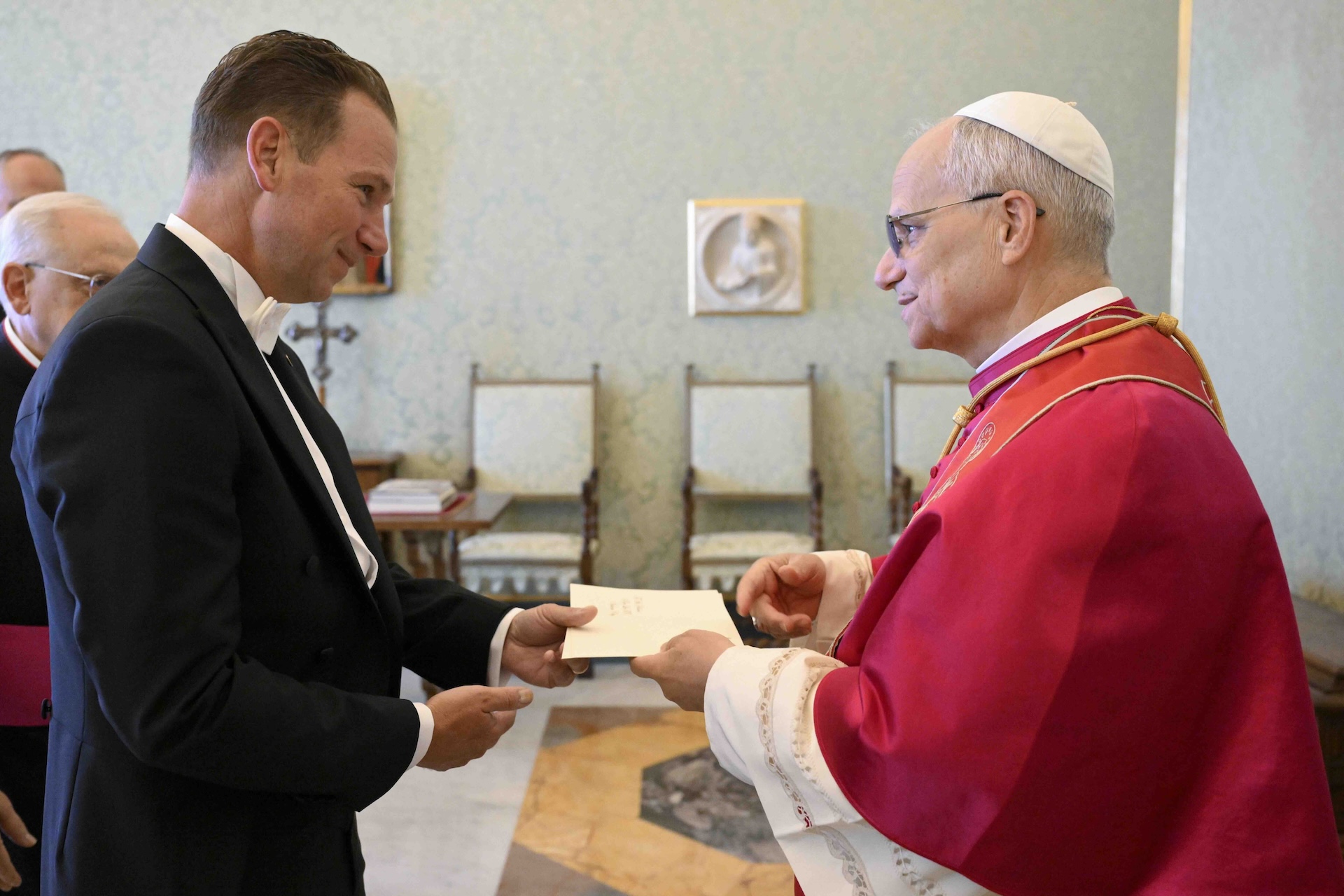 Pope Leo receives credentials of U.S. ambassador to the Holy See ...