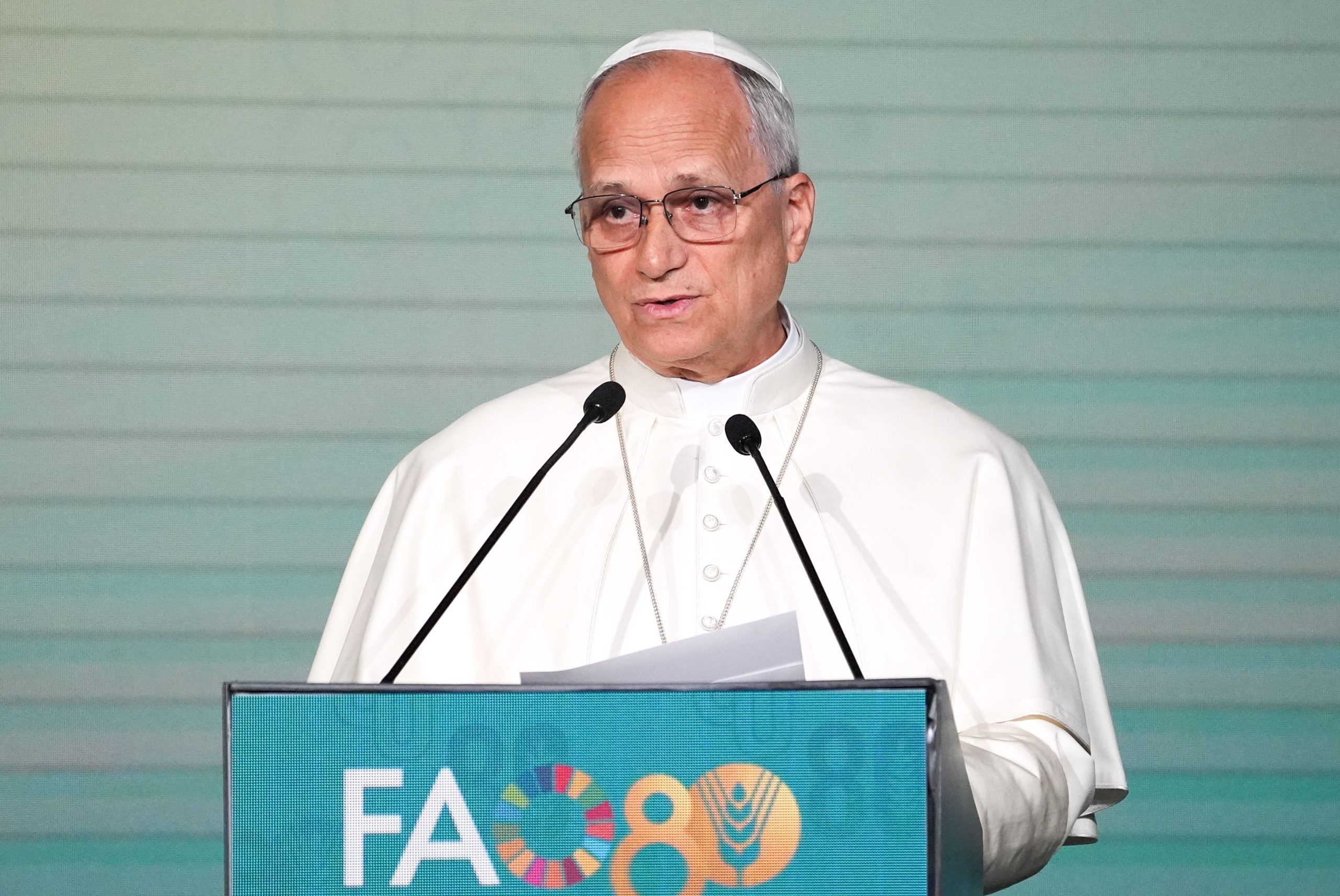 Pope Leo says global hunger is a sign of ‘soulless economy’ and a ...